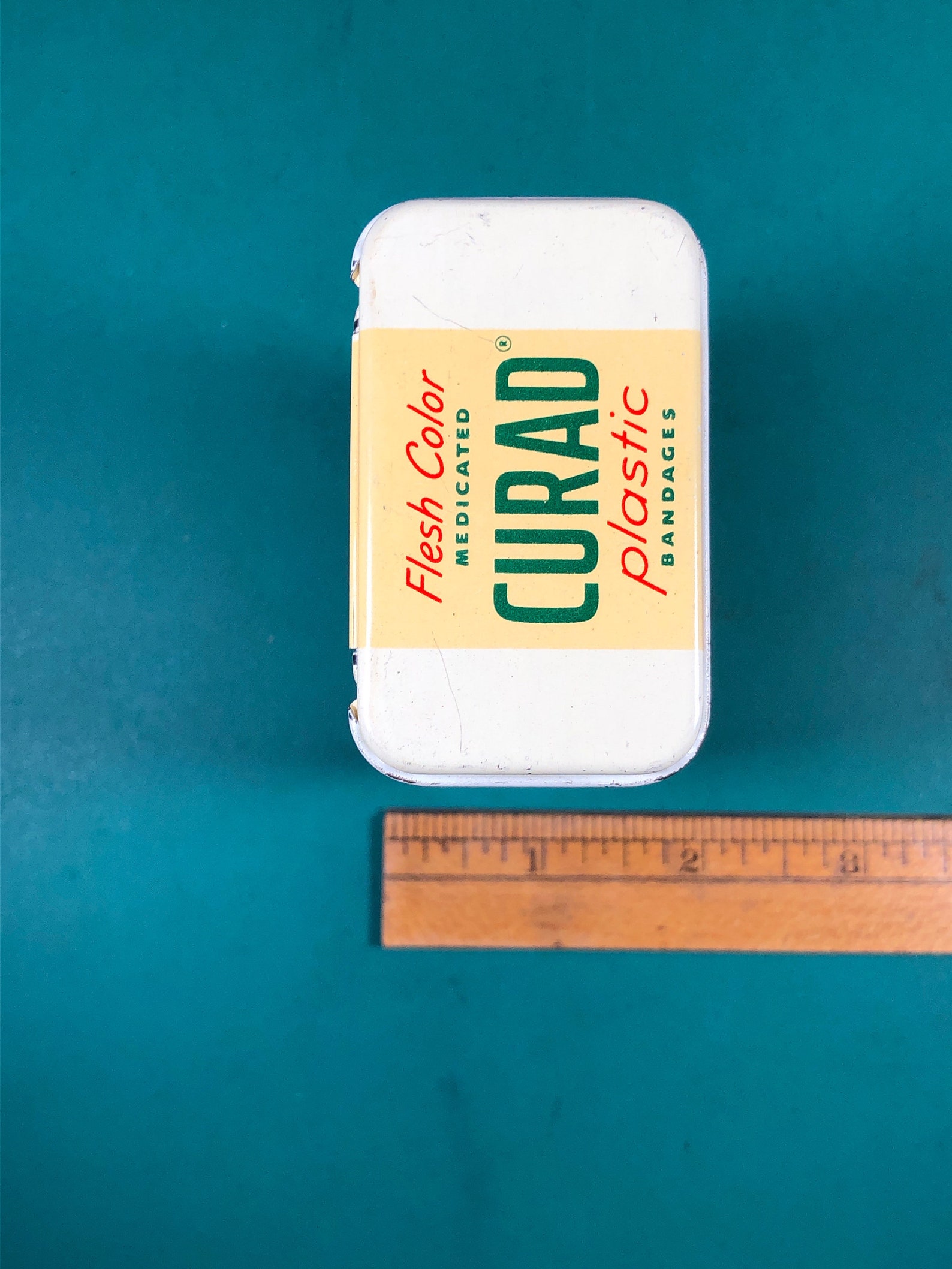 Curad | Curity Product | Vintage Plastic Bandages | Empty Tin | No UPC ...