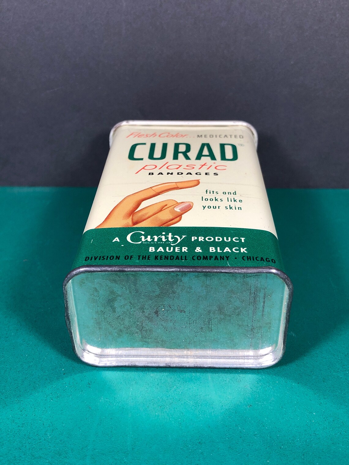 Curad Curity Product Vintage Plastic Bandages Empty Tin No UPC - Etsy