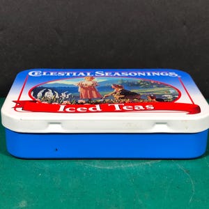 Celestial Seasonings Iced Teas Tin Nice Scene Graphics Empty - Etsy