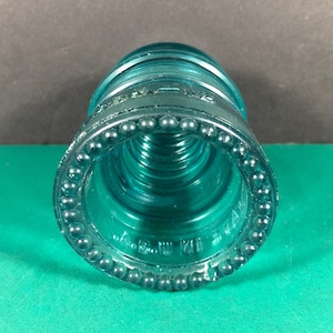 Glass Insulator Hemingray 12 Vintage Blue/green 3.5 Tall Made in USA - Etsy