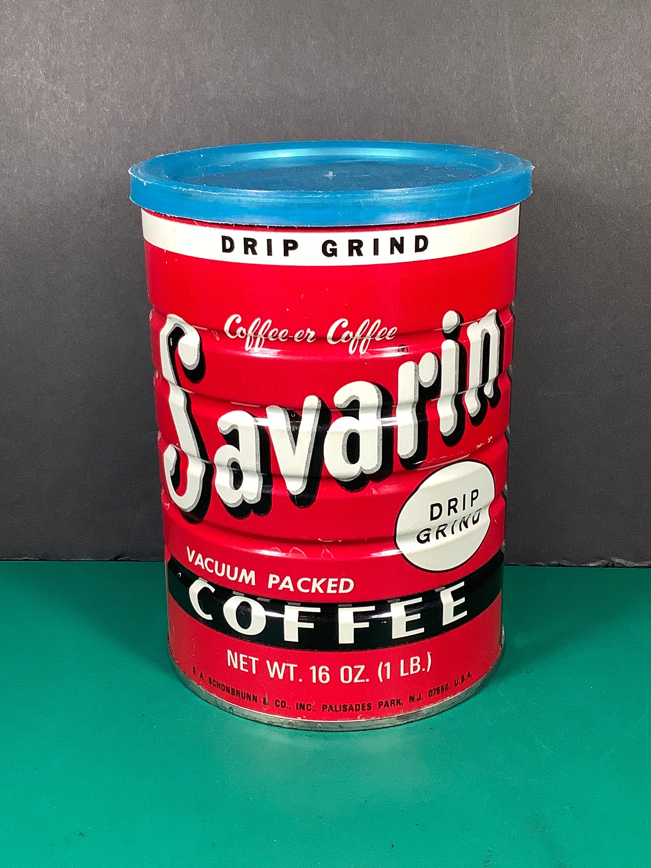 Savarin | Vintage 1lb Coffee Can With Lid | Drip Grind | Empty - Etsy