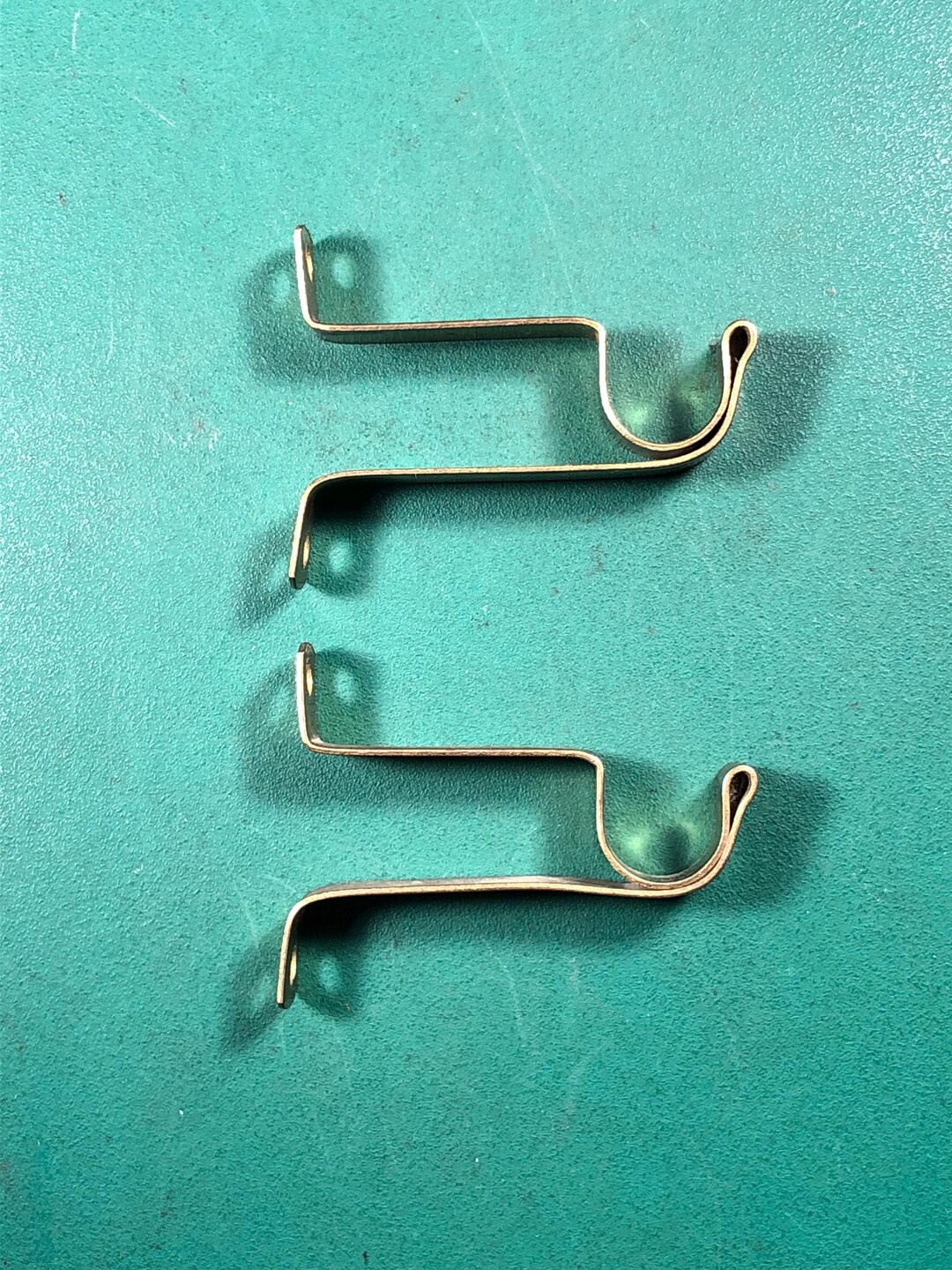 Curtain Rod Center Support Brackets 2 Lot Fit 3/8 Rod Vintage Unbranded ...