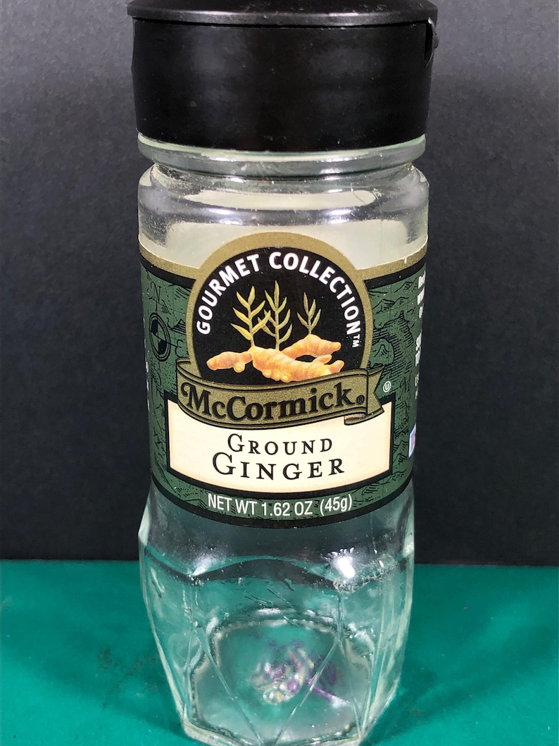 Mccormick | Ground Ginger Vintage Spice Jar | Empty | Retro Kitchen ...