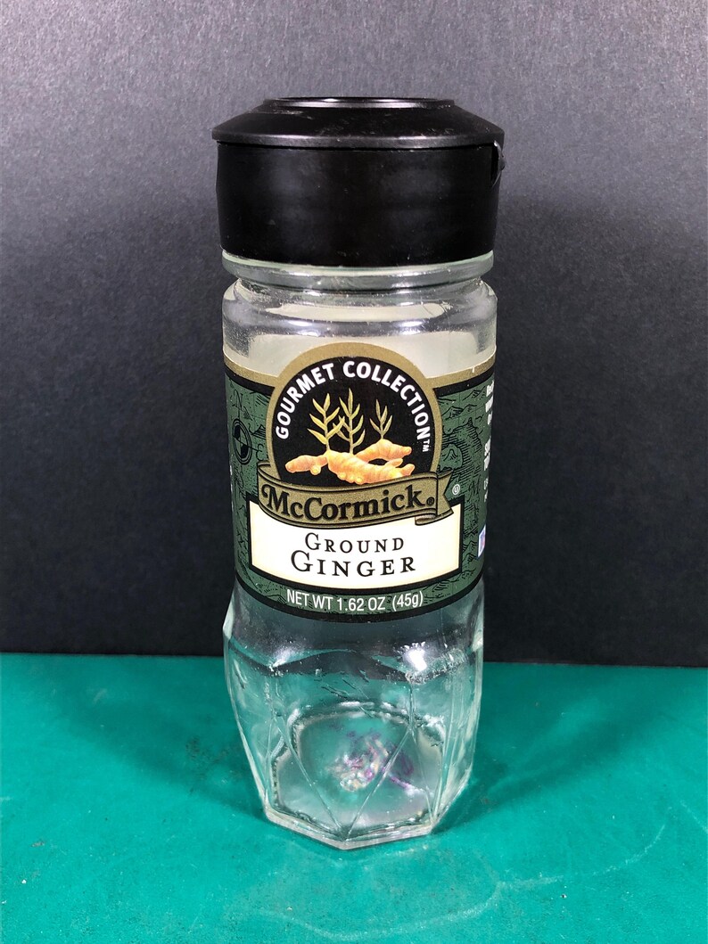 Mccormick | Ground Ginger Vintage Spice Jar | Empty | Retro Kitchen ...