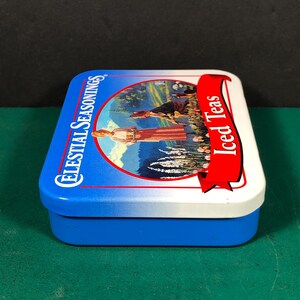 Celestial Seasonings Iced Teas Tin Nice Scene Graphics Empty - Etsy