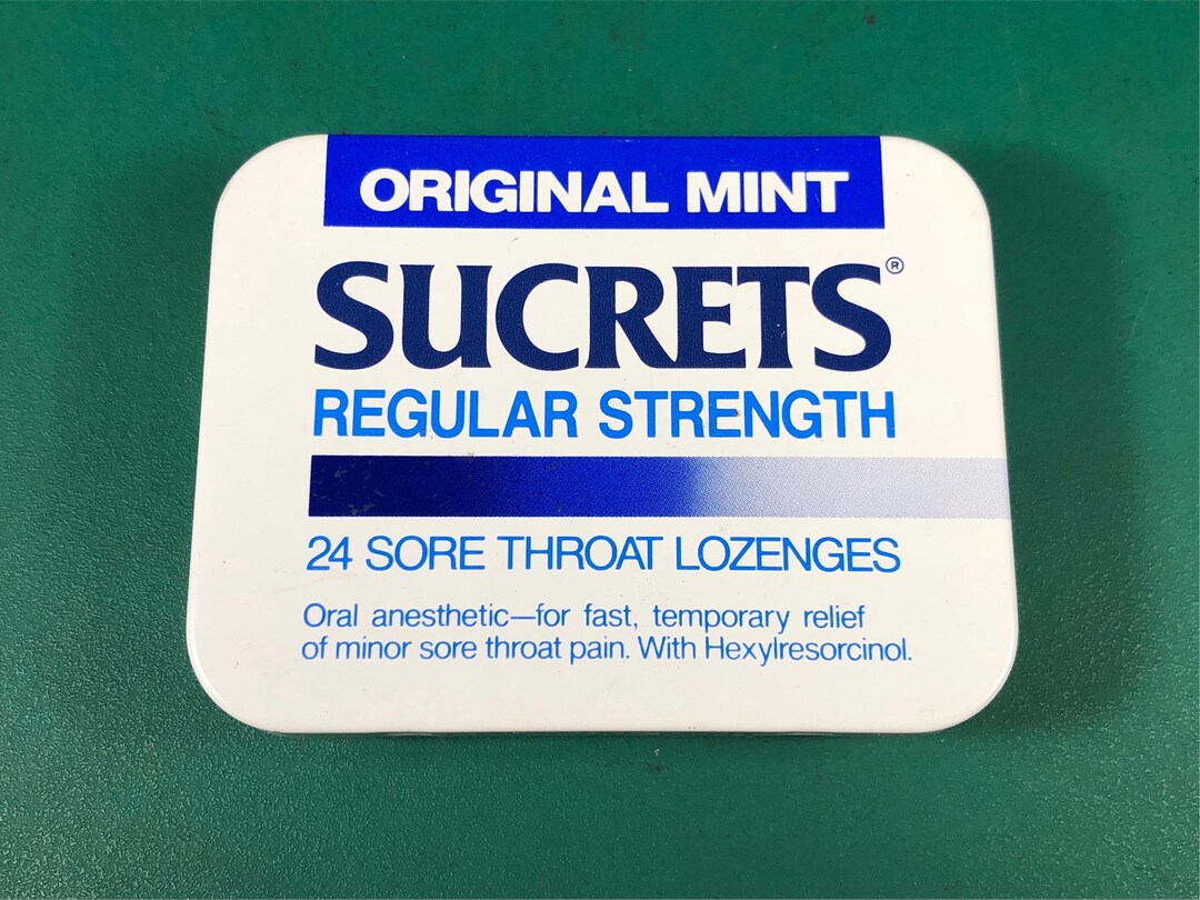 Sucrets | Vintage Lozenges Tin | Original Mint | Empty - Etsy
