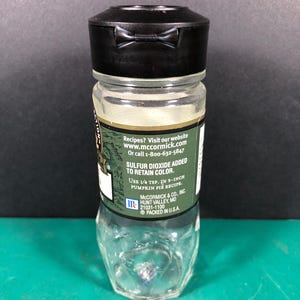 Mccormick | Ground Ginger Vintage Spice Jar | Empty | Retro Kitchen ...