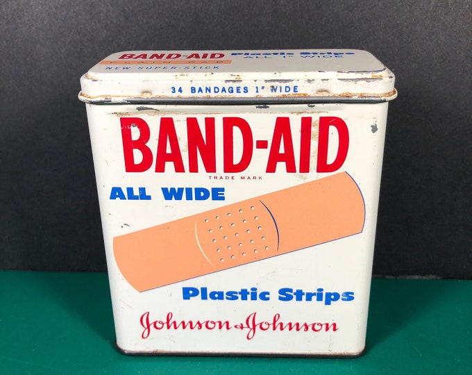 Band-aid | Johnson & Johnson | Vintage Plastic Strips Bandages | Empty ...
