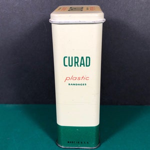 Curad | Curity Product | Vintage Plastic Bandages | Empty Tin | No UPC ...