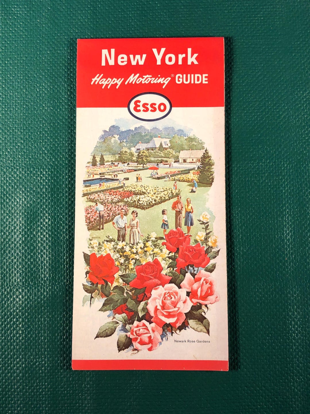 Map | Vintage Esso | New York | Gas Service Station Travel Road Map ...