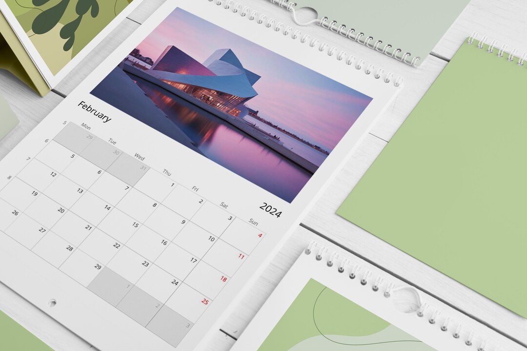 Ohio Wall Calendar 2024 Monthly Calendar Ohio Gift - Etsy