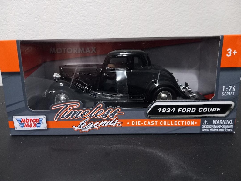 1934 Ford Coupe 1/24 Scale Diecast Model Car - Etsy