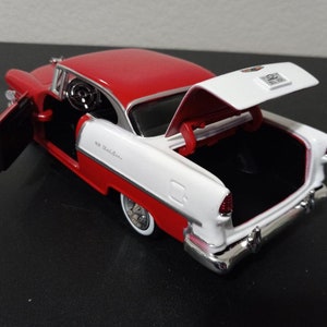 1955 Chevy Bel Air, 1/24 Scale Diecast Model Car - Etsy