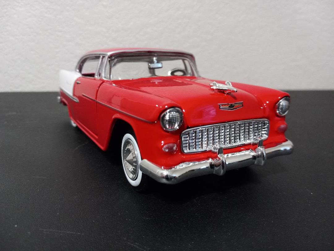 1955 Chevy Bel Air, 1/24 Scale Diecast Model Car - Etsy