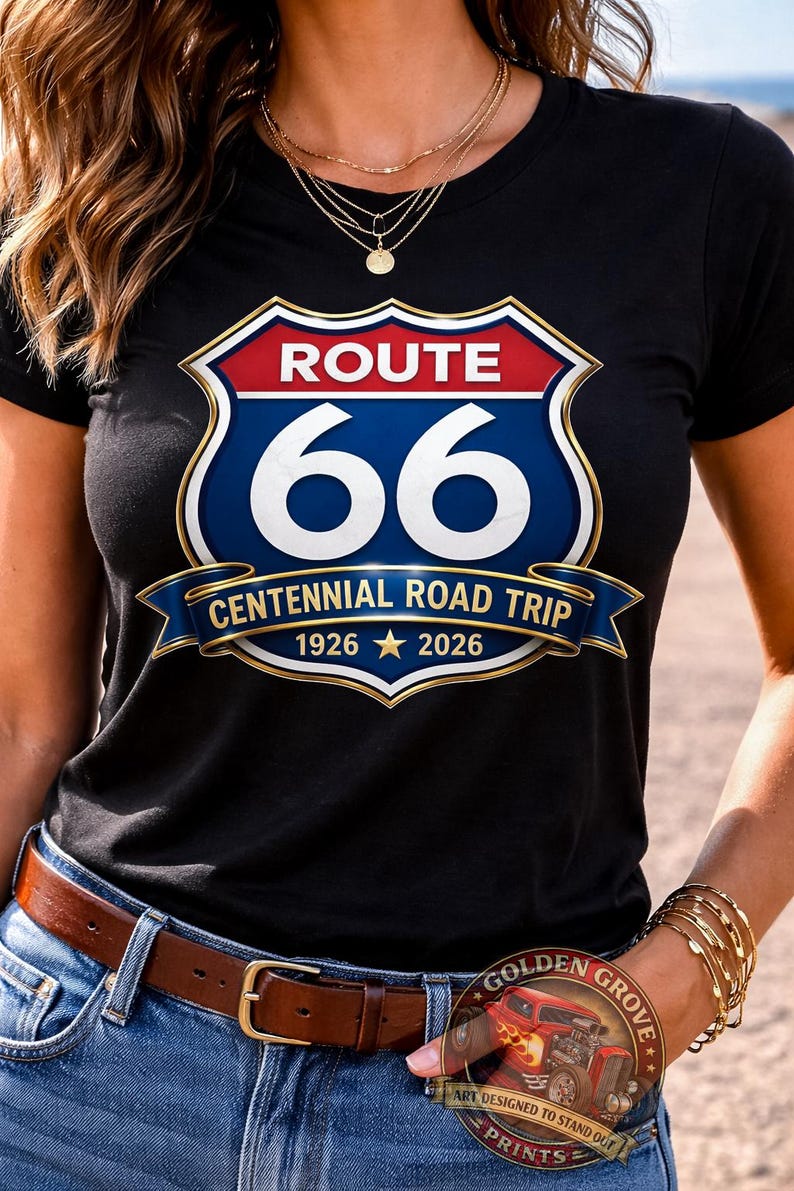 T Shirt Route 66 Usa