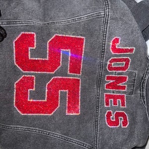 Custom Rhinestone Shirts hand Made - Etsy