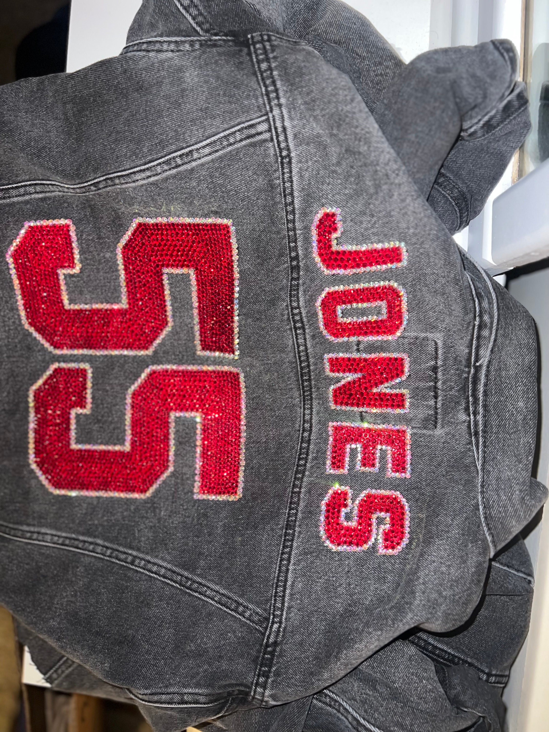 Custom Rhinestone Shirts hand Made - Etsy