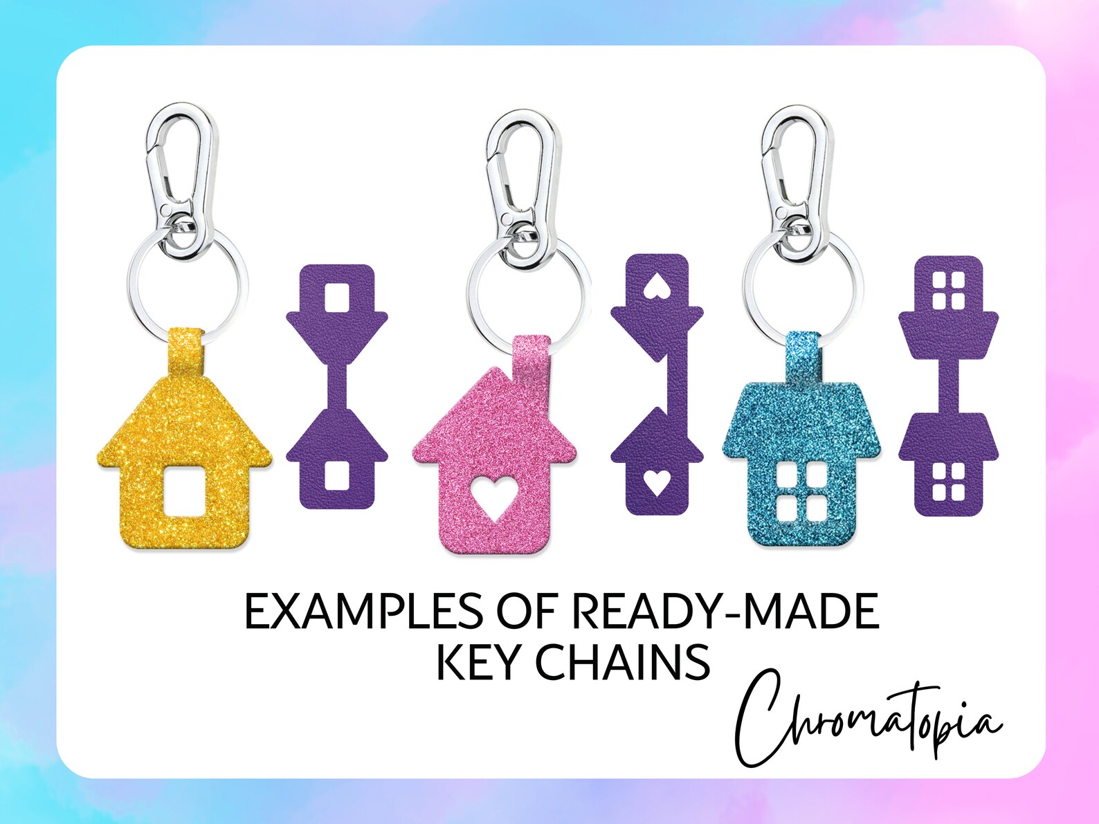 Home Keychain SVG Files for Cricut and Silhouette Key Chain - Etsy