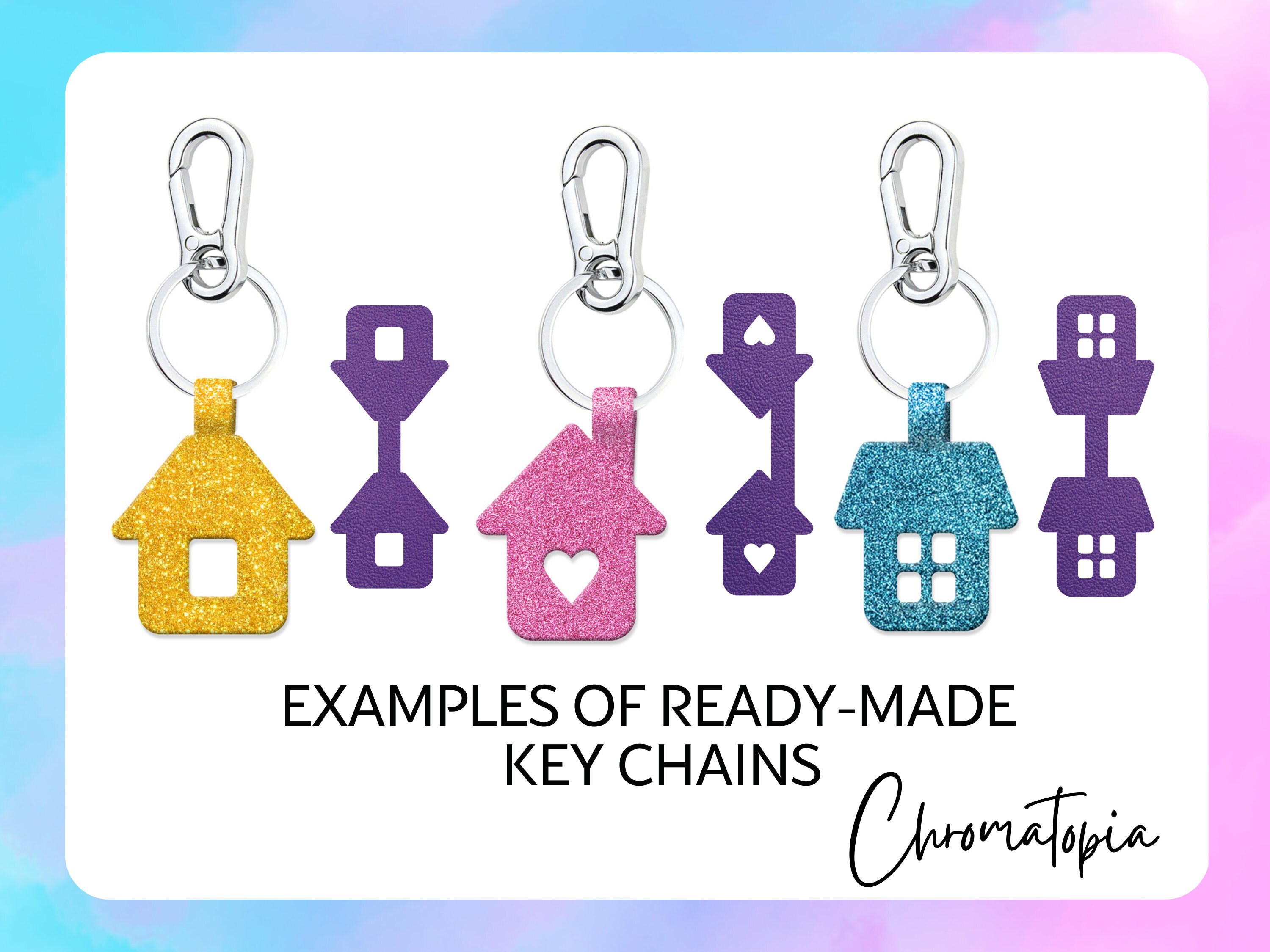 Home Keychain SVG Files for Cricut and Silhouette Key Chain - Etsy