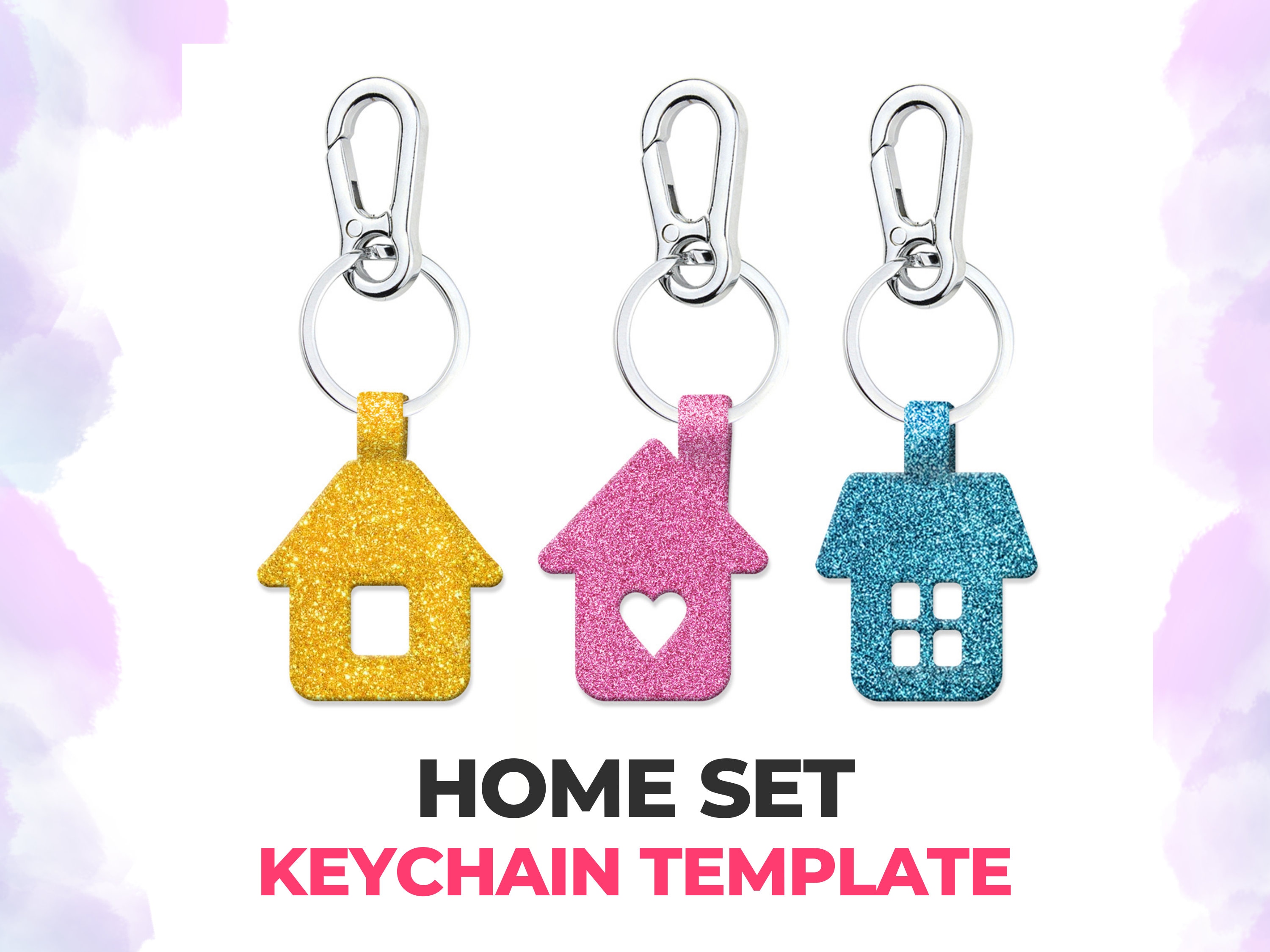 Home Keychain SVG Files for Cricut and Silhouette Key Chain - Etsy