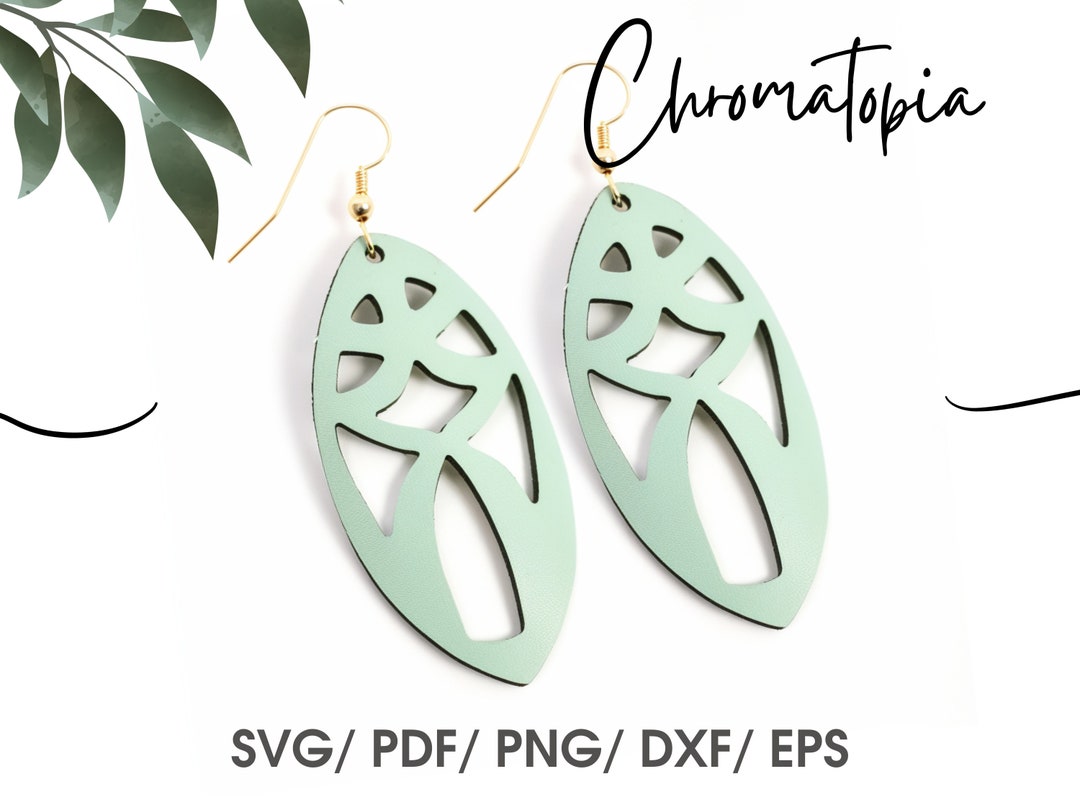 Complex Geometric Patterns in a Classic Oval Shape Faux Leather Svg ...
