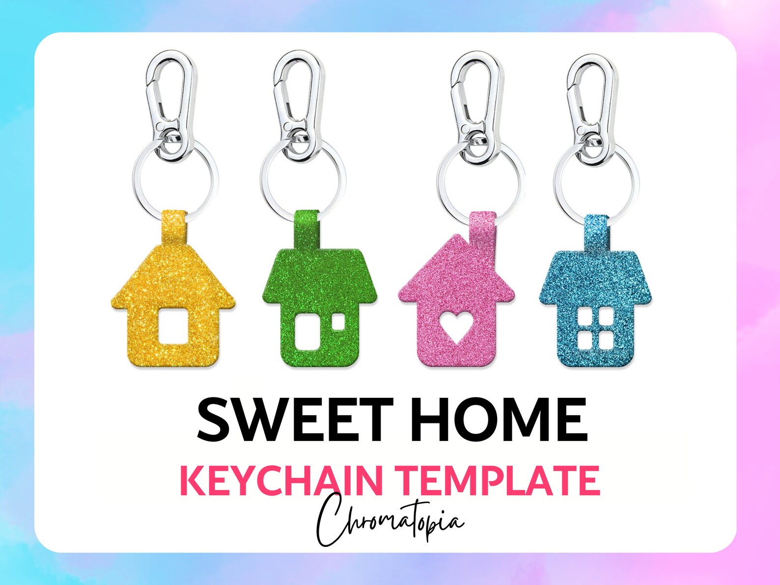 Home Keychain SVG Files for Cricut and Silhouette Key Chain - Etsy