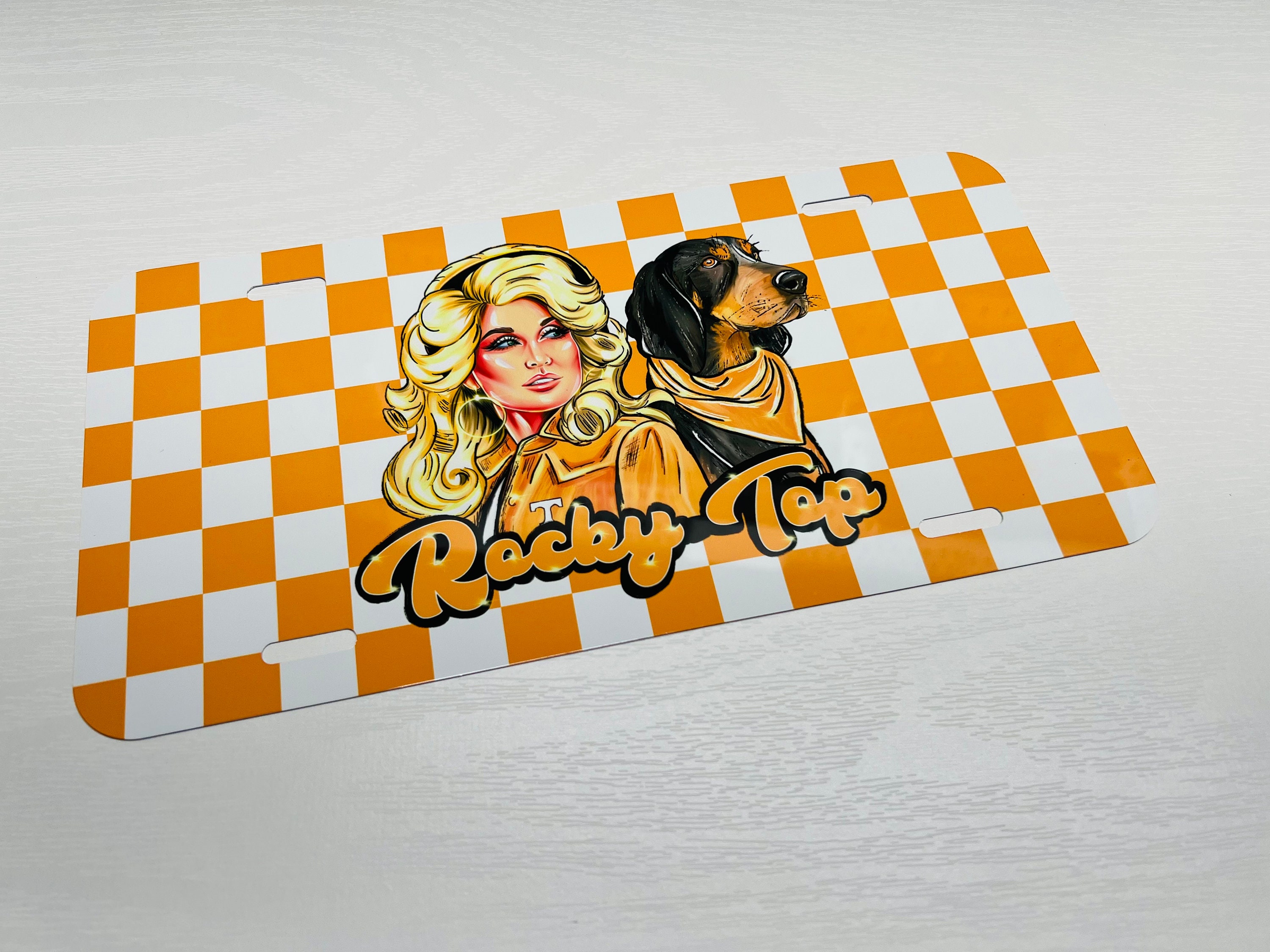Tennessee Rocky Top Dolly Smokey License Plate - Etsy