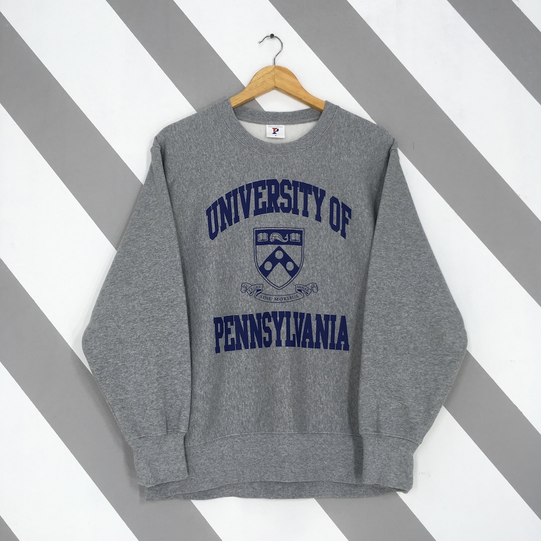 Vintage University of Pennsylvania Gray Sweatshirt Medium University of ...
