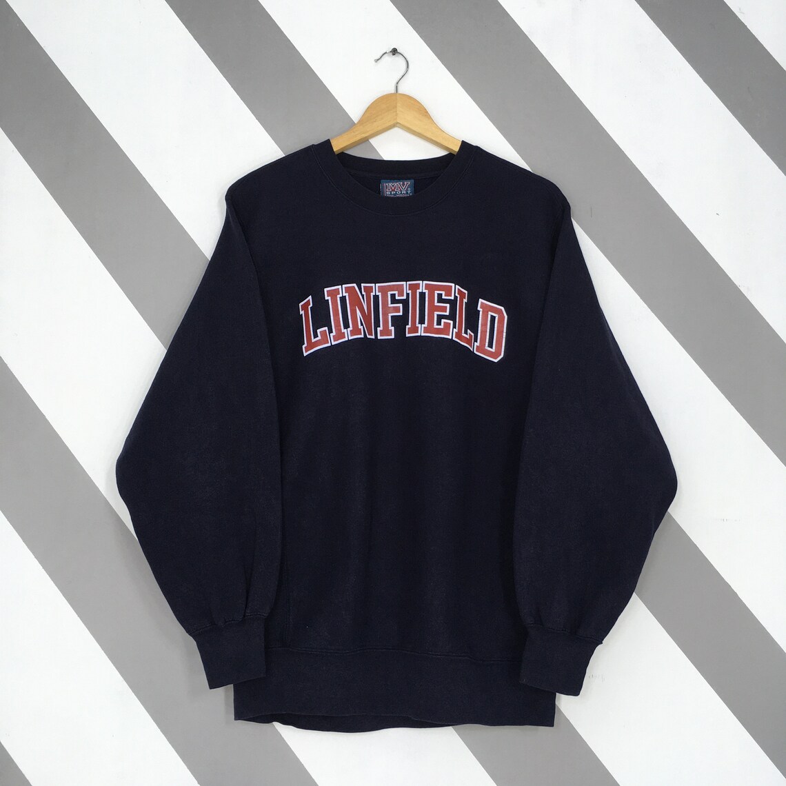 Vintage Linfield University Pro Weave Sweatshirt Small Linfield Spell ...