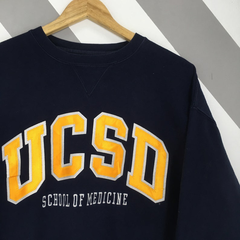 Vintage UC San Diego School of Medicine Blue Sweatshirt Large UCSD ...