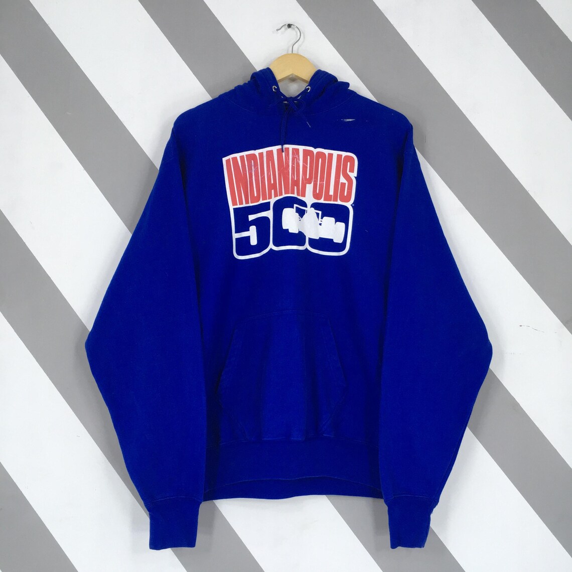 Vintage Indianapolis 500-mile Race Hoodie Sweatshirt Large Indianapolis ...