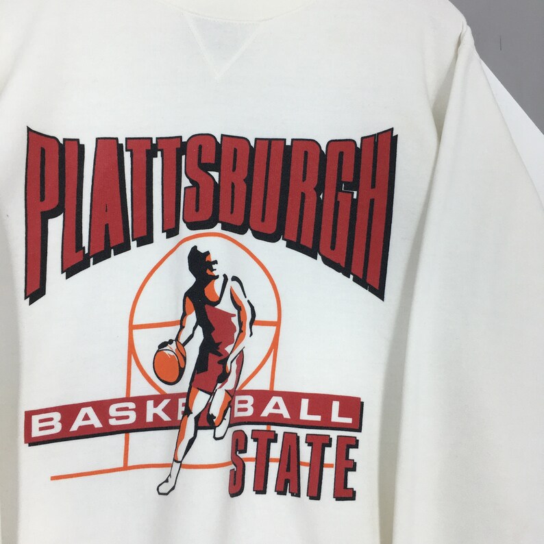 Vintage Plattsburgh Cardinals Basketball Sweatshirt Xlarge Plattsburgh ...