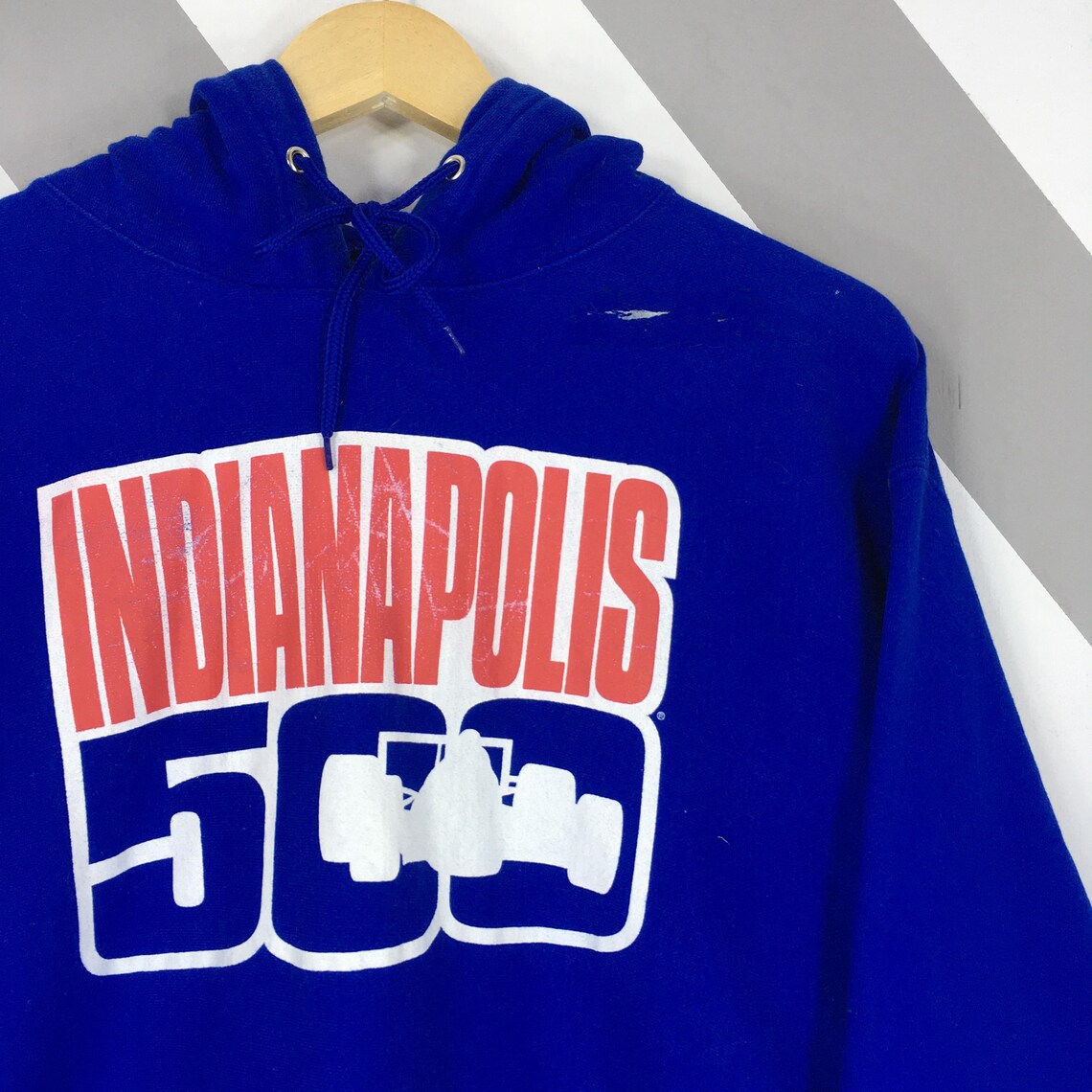 Vintage Indianapolis 500-mile Race Hoodie Sweatshirt Large Indianapolis ...