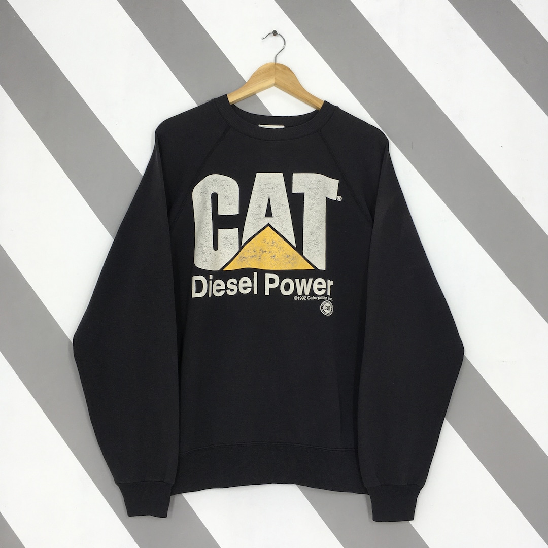 Vintage 1992 Caterpillar Diesel Power Sweatshirt Large CAT Caterpillar ...