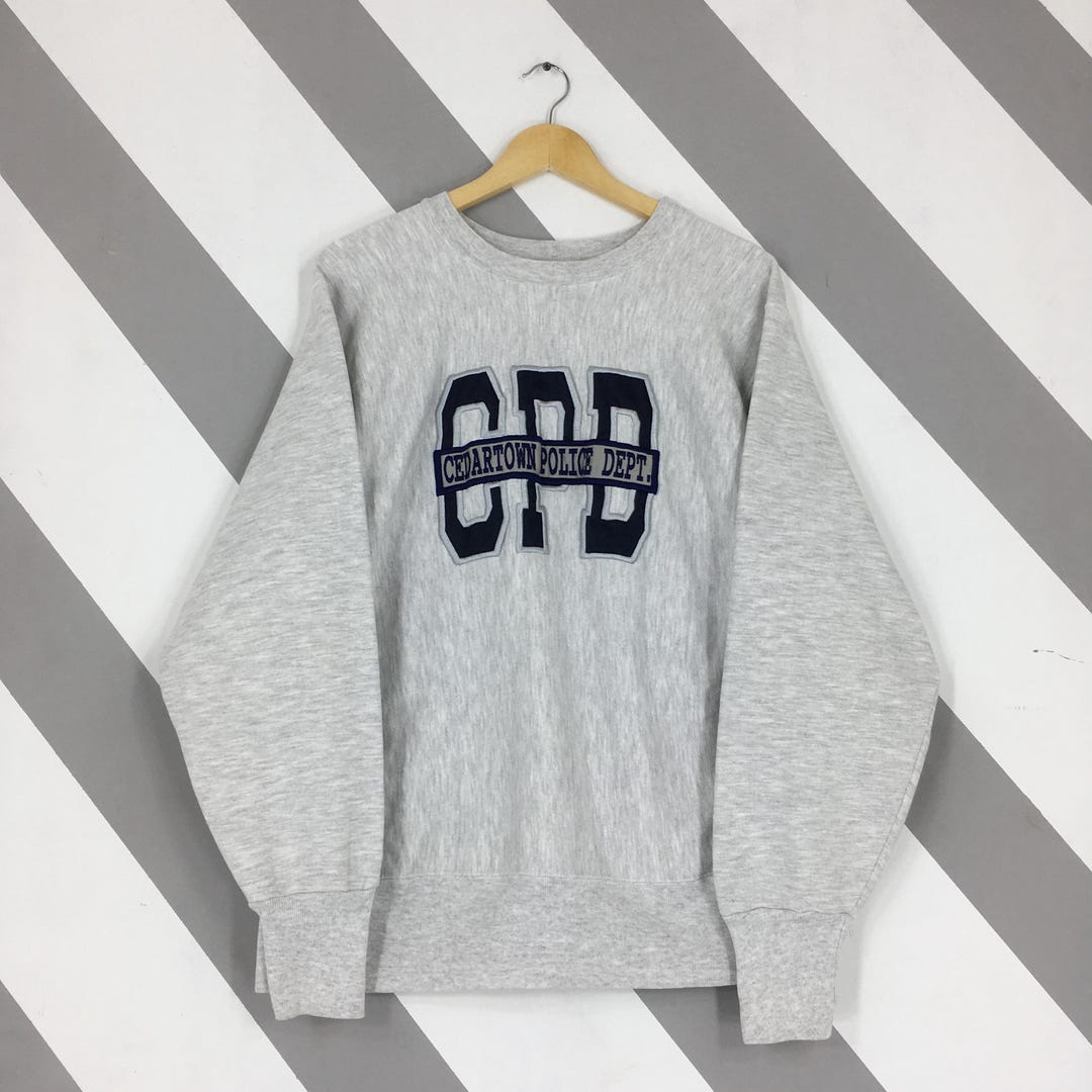 Vintage 90s Cedartown Police Department Gray Sweatshirt Large CPD ...