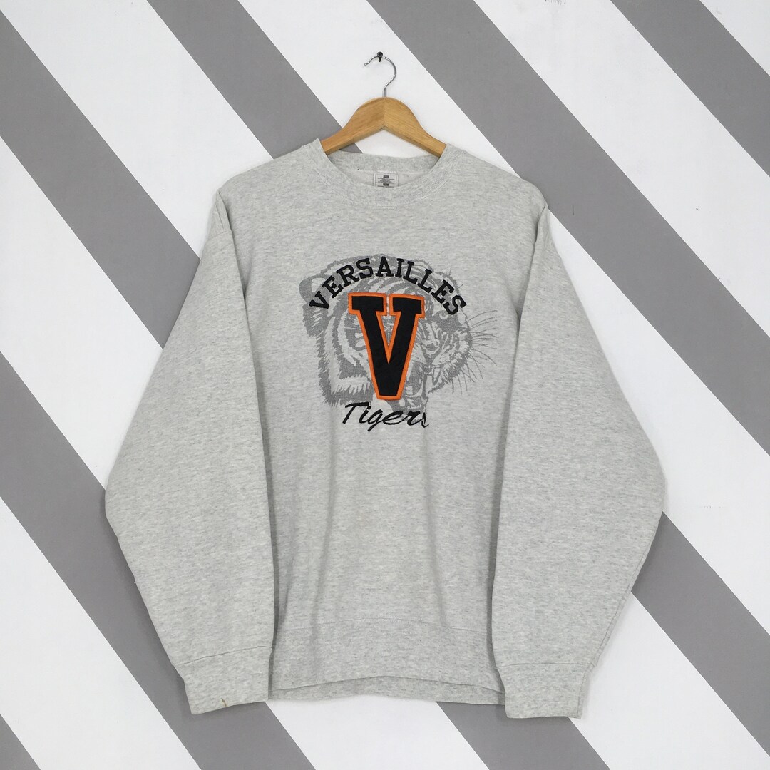 Vintage 90s Versailles Tigers Football Sweatshirt Large Versailles ...