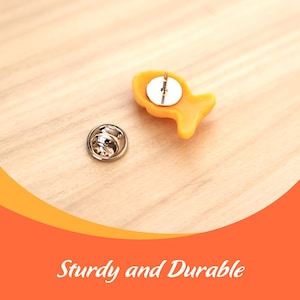 Goldfish Pin, Cute Accessory for Bags, Jackets & Hats, Perfect Gift or ...