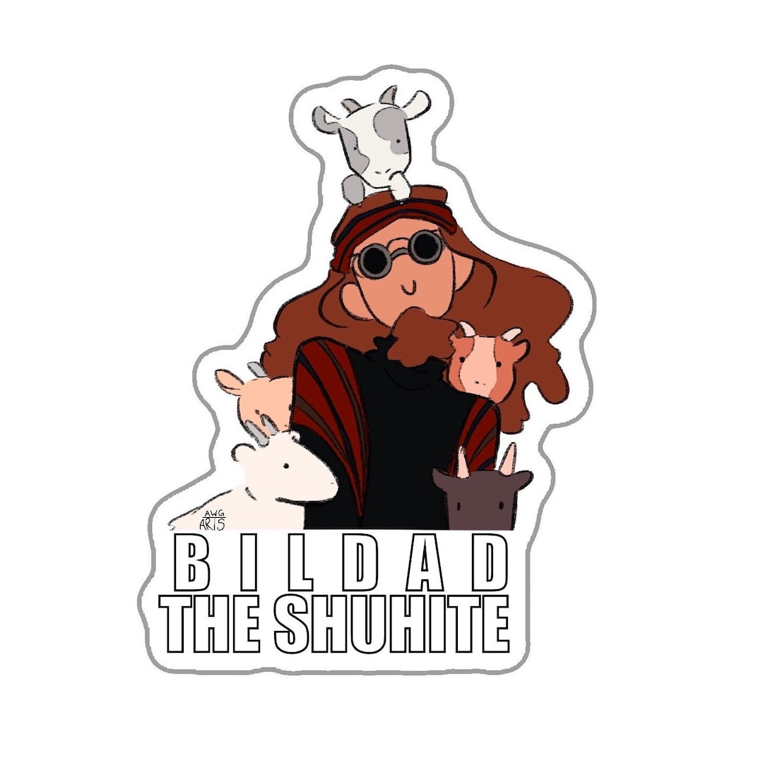 Good Omens Bildad the Shuhite Stickers - Etsy