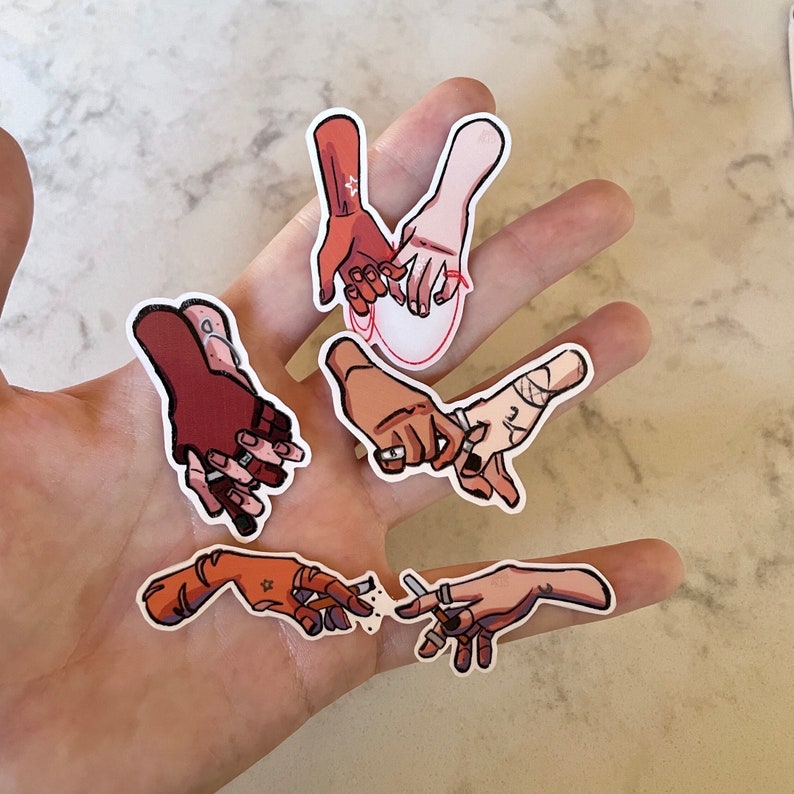 Marauders Era Ship Hand Stickers- Wolfstar, Jegulus, Dorlene ...