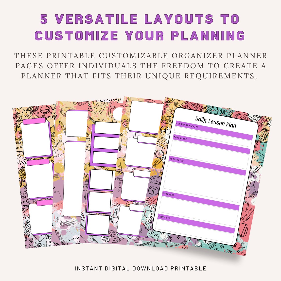 Homeschool Planner, Printable Homeschool Planner,homeschool Planner ...