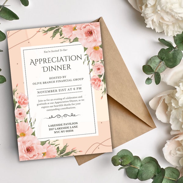 Client Appreciation Dinner Invitations - Etsy