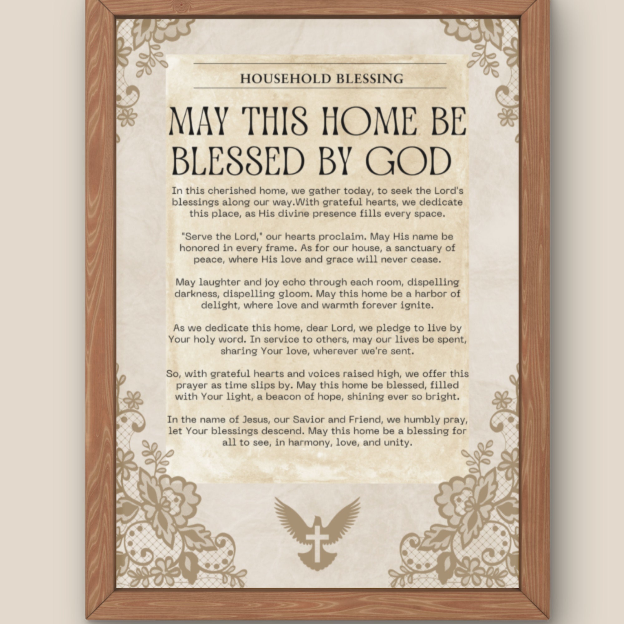 Household Blessing, New Home Blessing, Housewarming Blessing, Christian ...