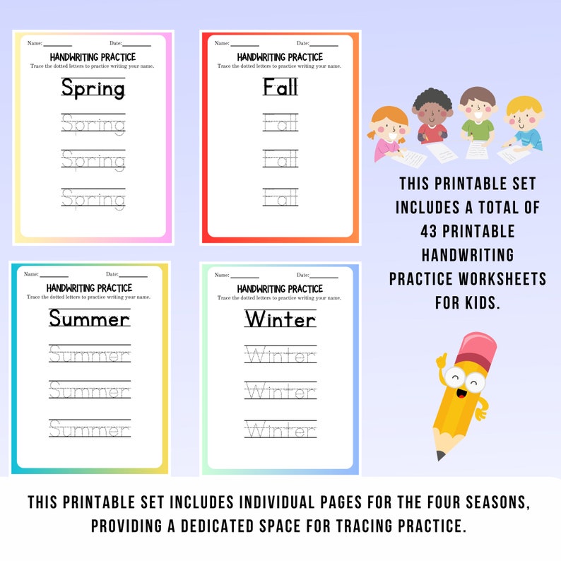 Handwriting Practice Sheets, Handwriting Worksheets, Lettering Practice ...