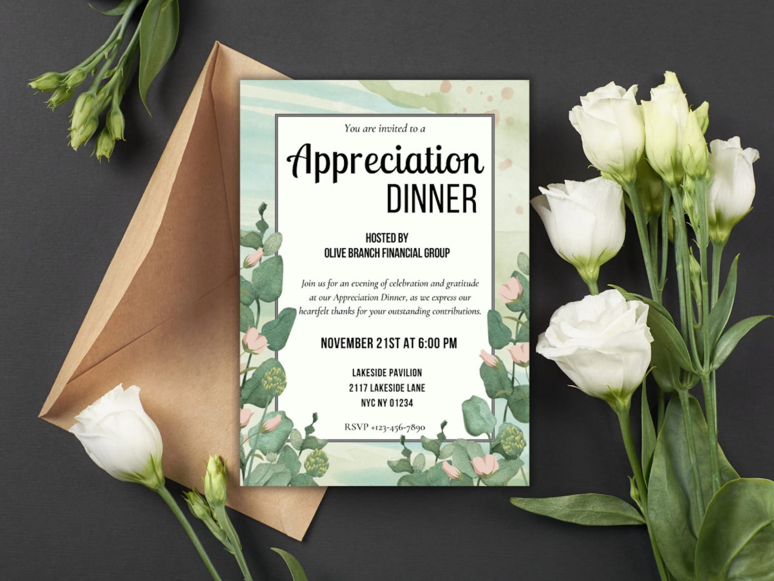 Appreciation Dinner Invitation Staff Appreciation Dinner Party Employee ...