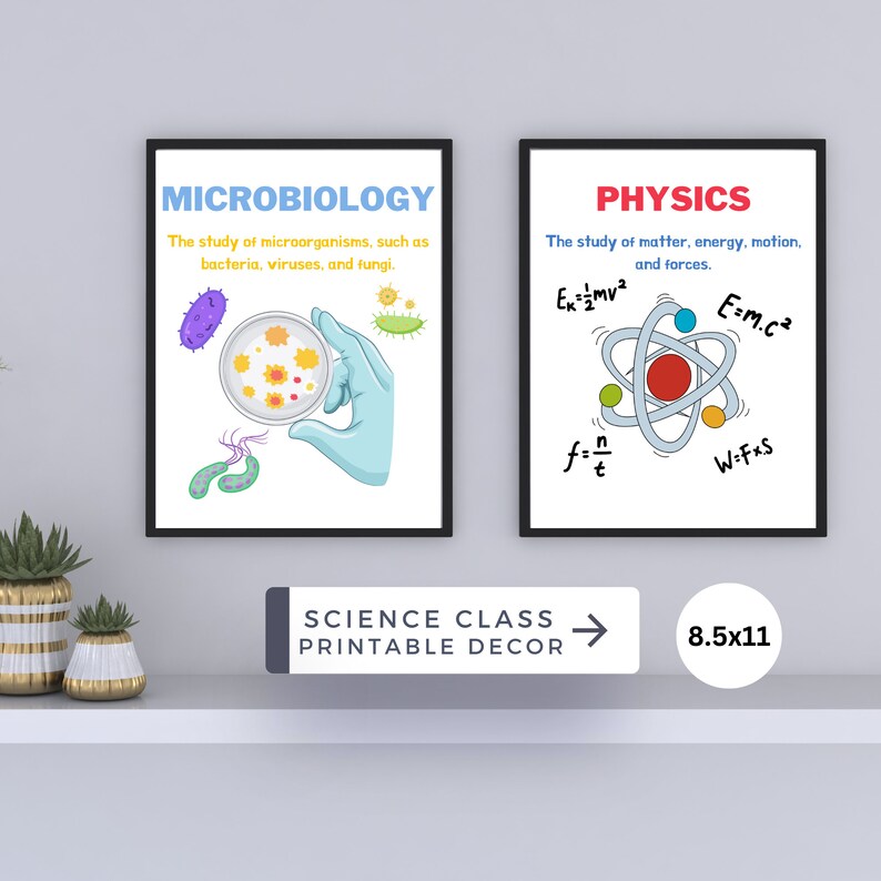 Science Classroom Decor, Science Poster, Science Class Decor, Science ...