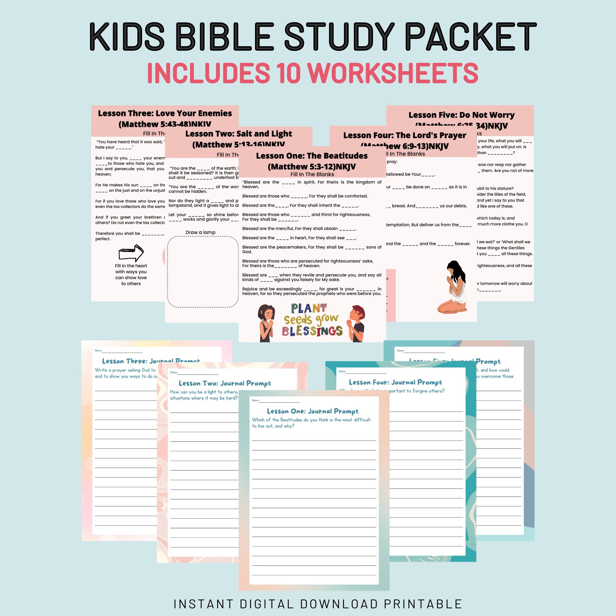Sunday School, Kids Bible Study, Christian Worksheets, Bible Worksheet ...