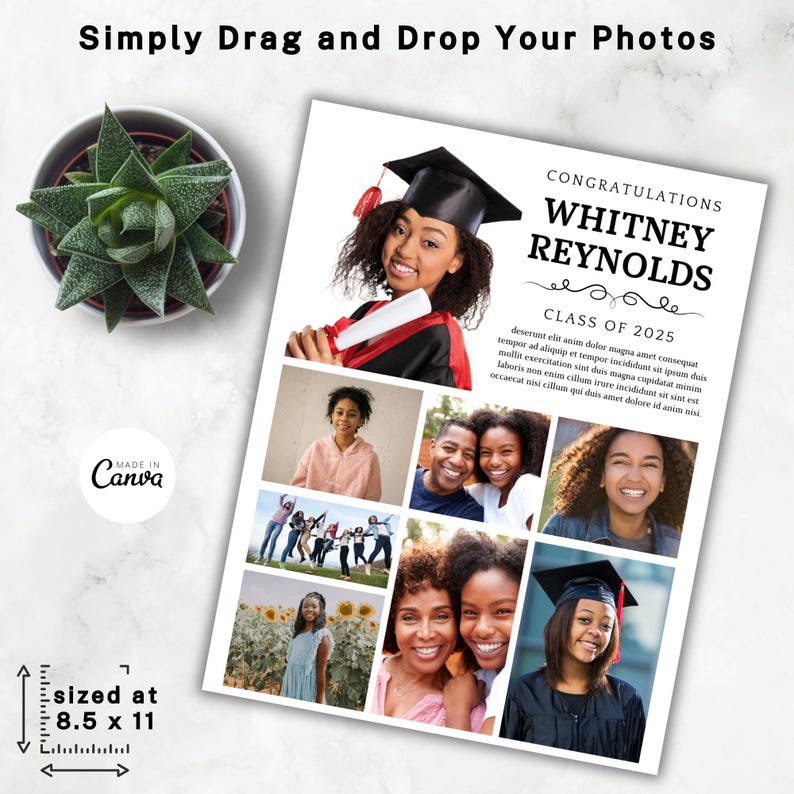Yearbook Tribute, Full Page Yearbook Ads, Yearbook Ad Template ...