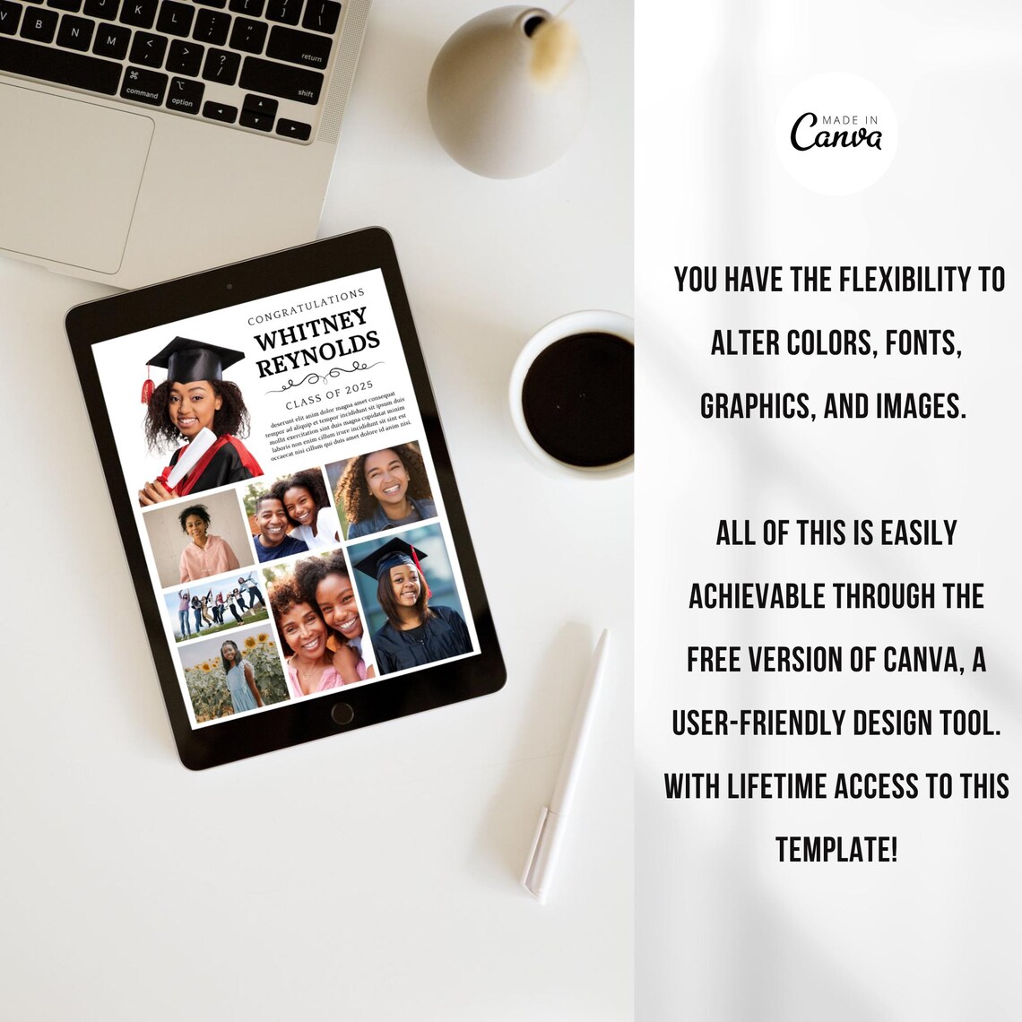 Yearbook Tribute, Full Page Yearbook Ads, Yearbook Ad Template ...