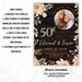 Rustic 50th Anniversary Invitation, Anniversary Party Invitation, 50th ...