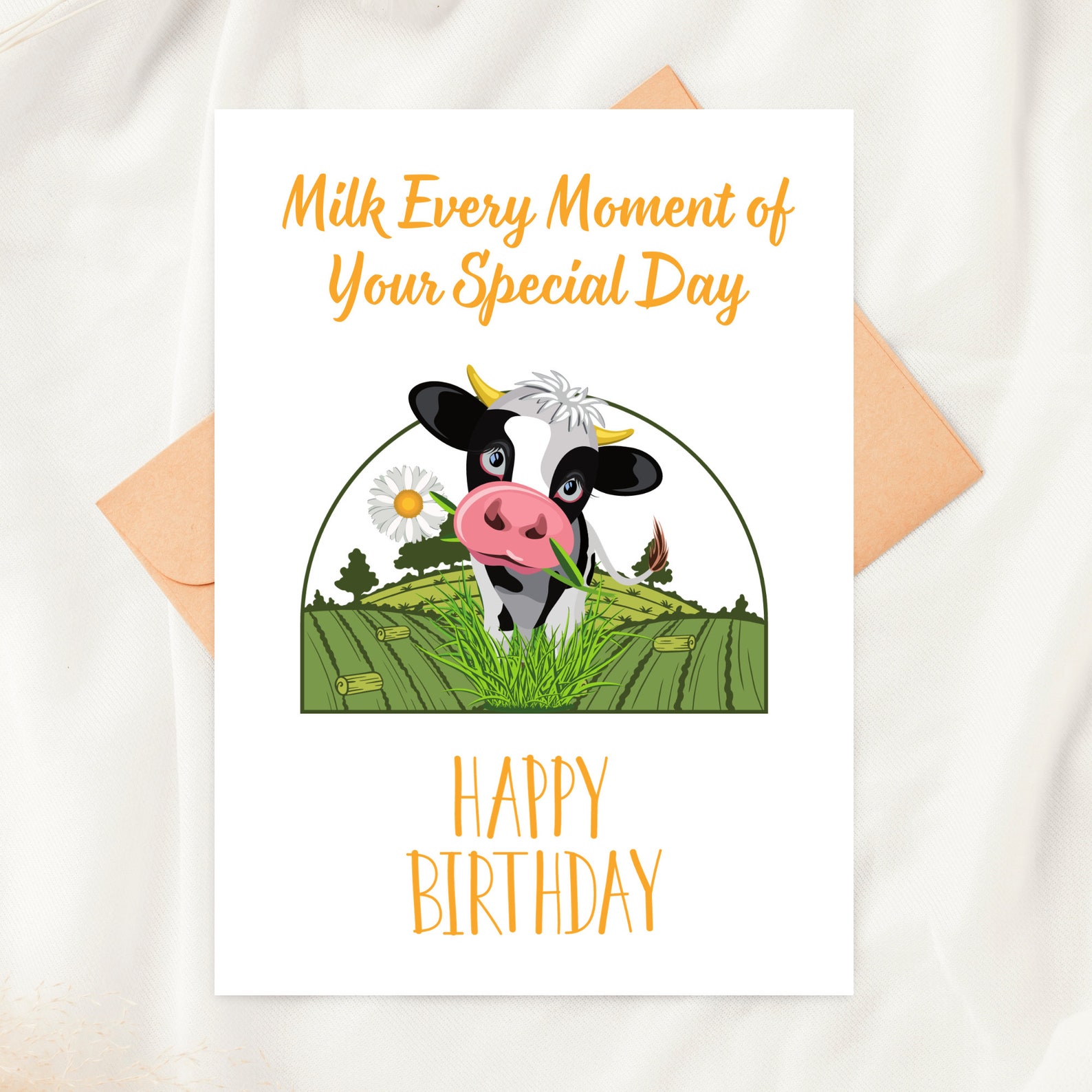 Funny Cow Card, Cow Birthday Card, Printable Birthday Card, Cow ...